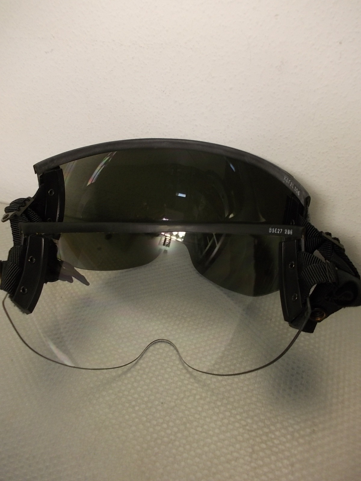 Original Dual Visor, Bungee Lens Assembly Neutral Dark and Clear. Use ...